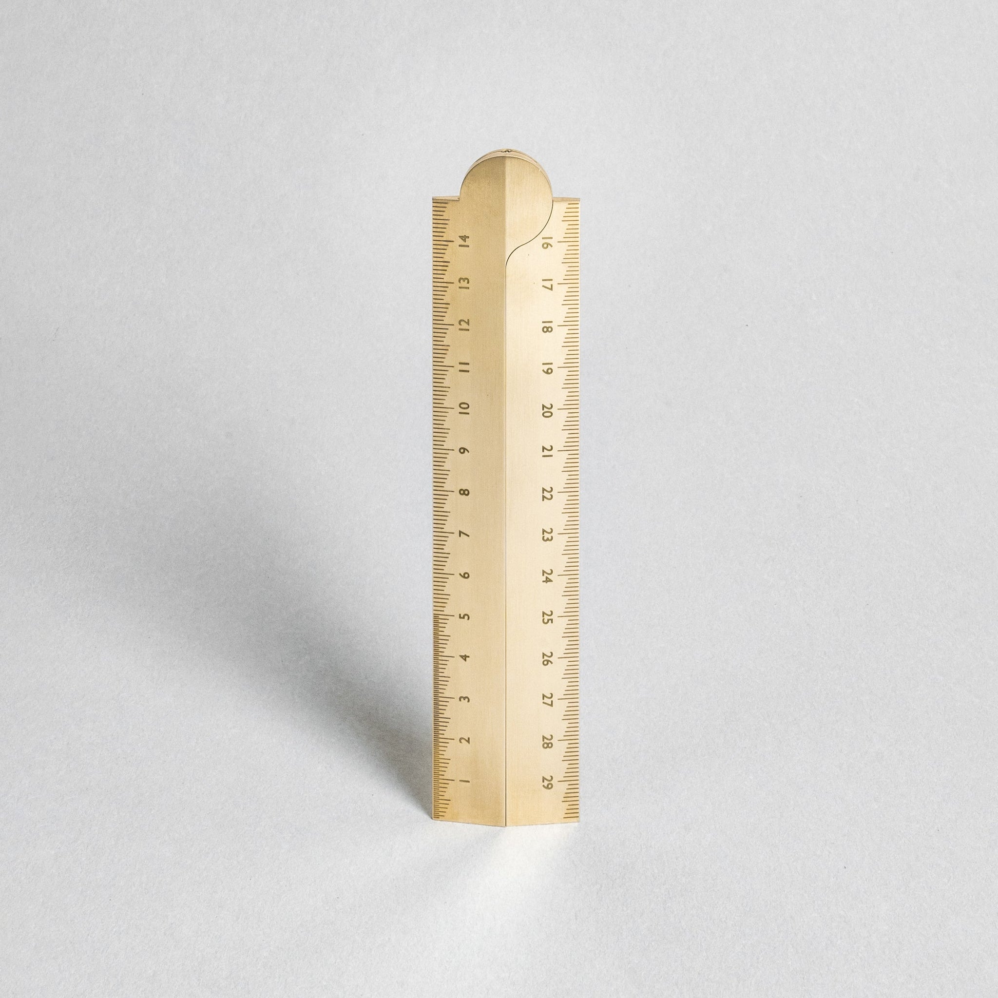Stria Folding Brass Ruler – Precision Folding Metal Ruler – Makers Cabinet